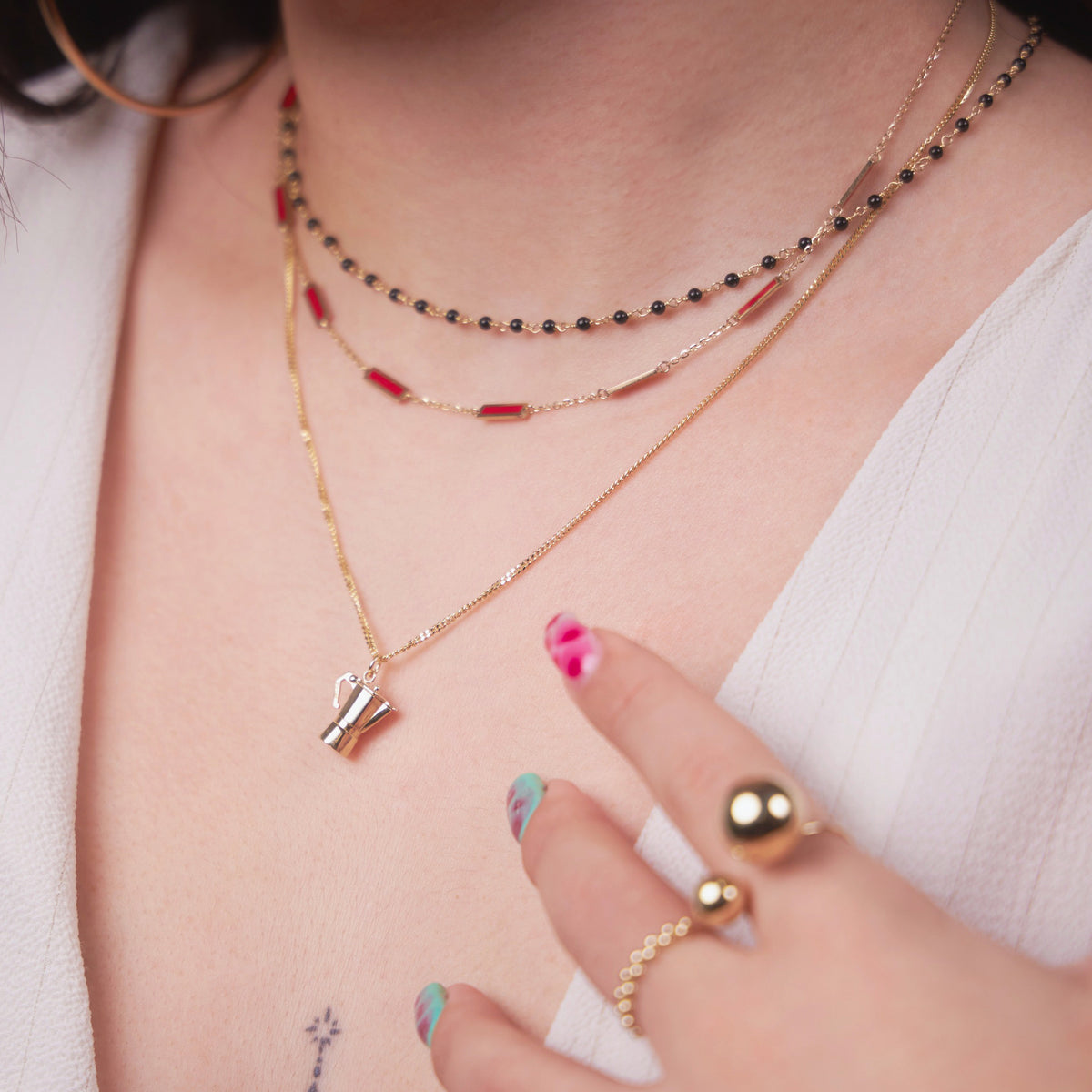 14k Yellow Gold 1MM Miami Cuban Chain Necklace – Guavangold